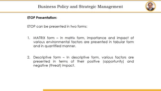 BPSM11. ETOP Analysis | PPT