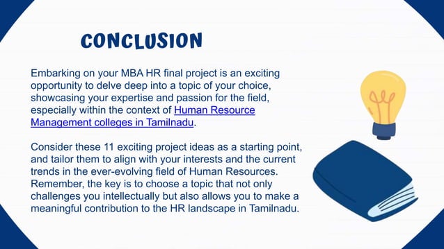 11 Exciting MBA HR Project Ideas & Topics For Final Year Students.pptx