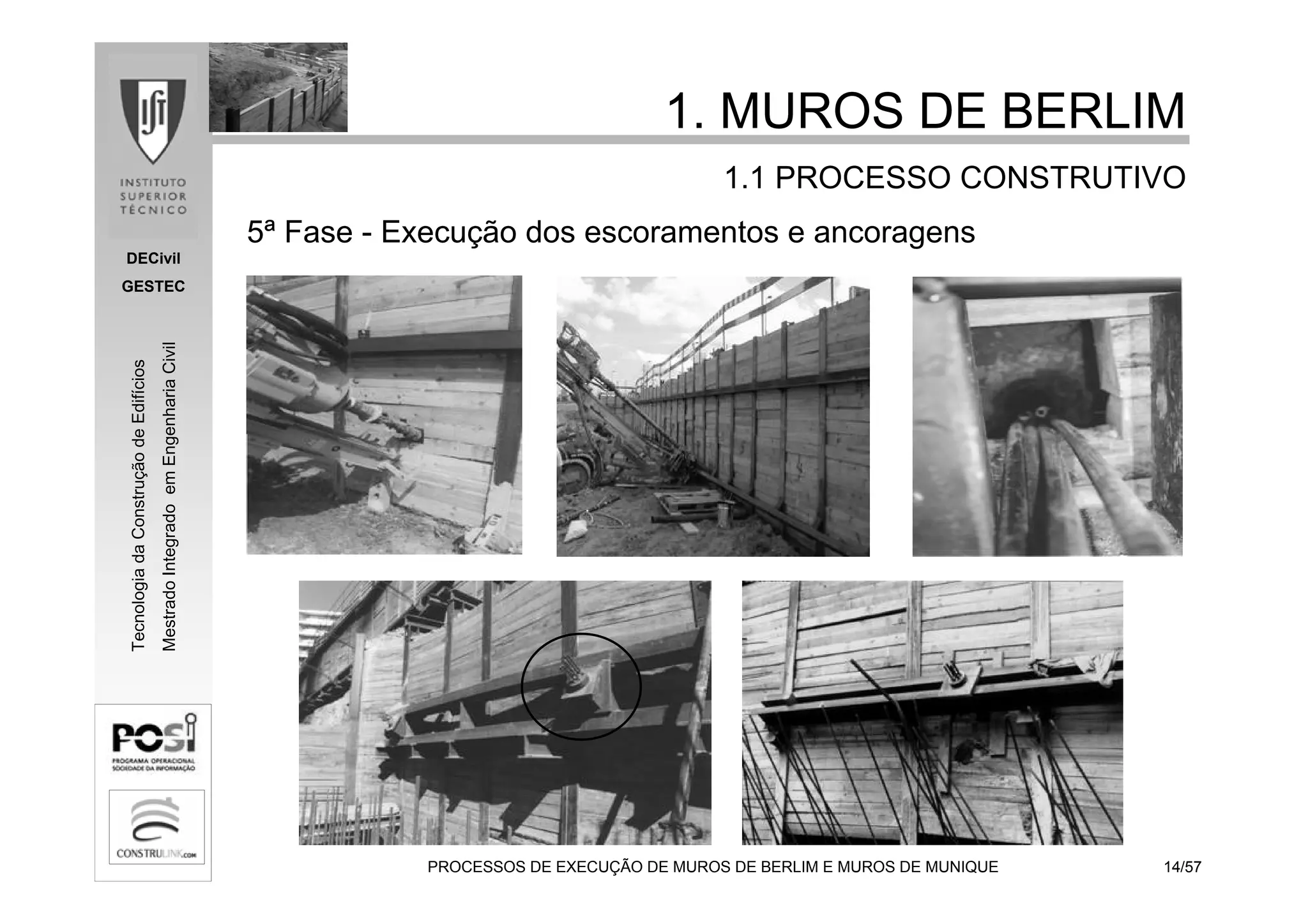 11 Execução de muros de Berlim e muros de Munique - 14ª e 15ª aulas ...