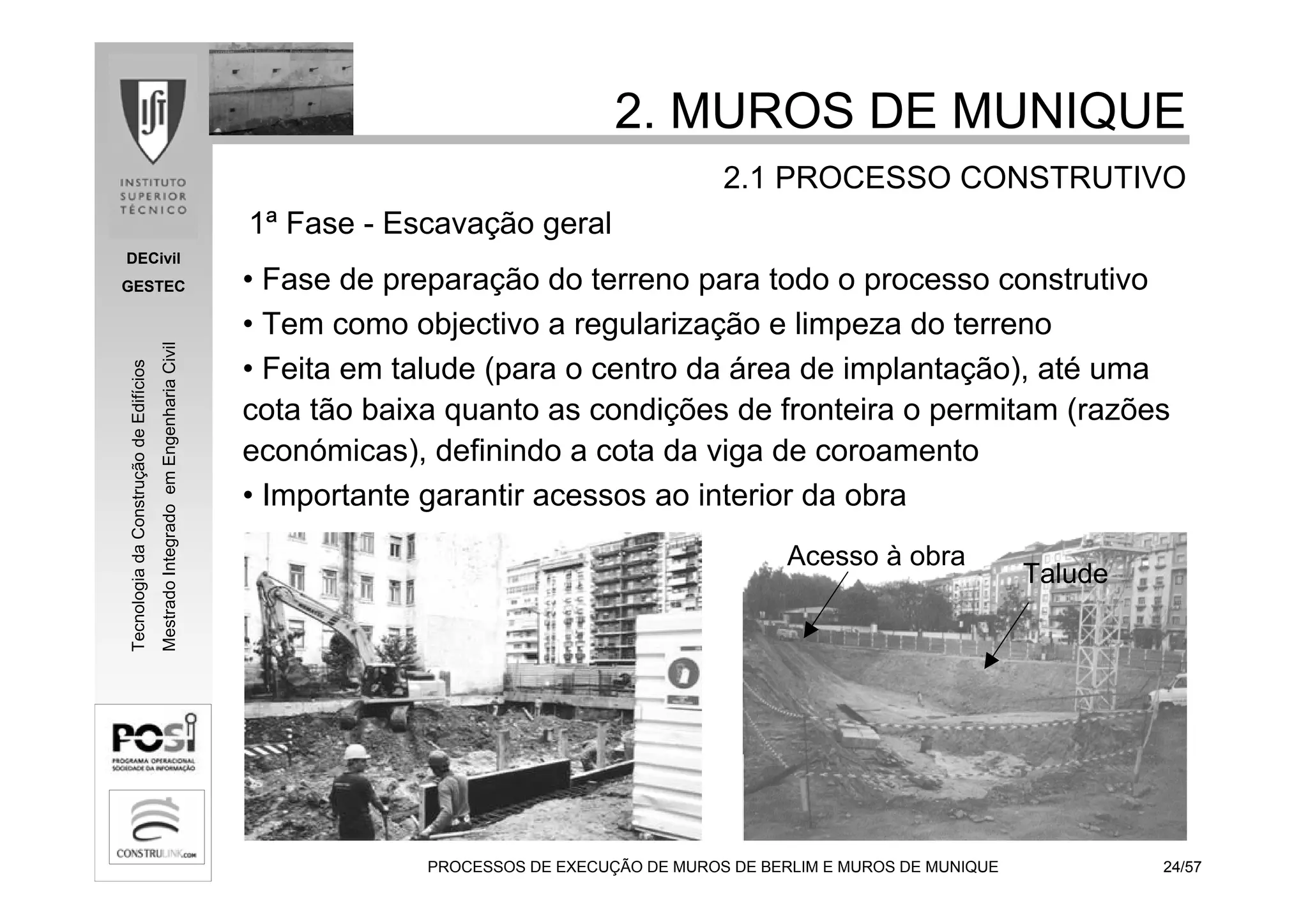 11 Execução de muros de Berlim e muros de Munique - 14ª e 15ª aulas ...
