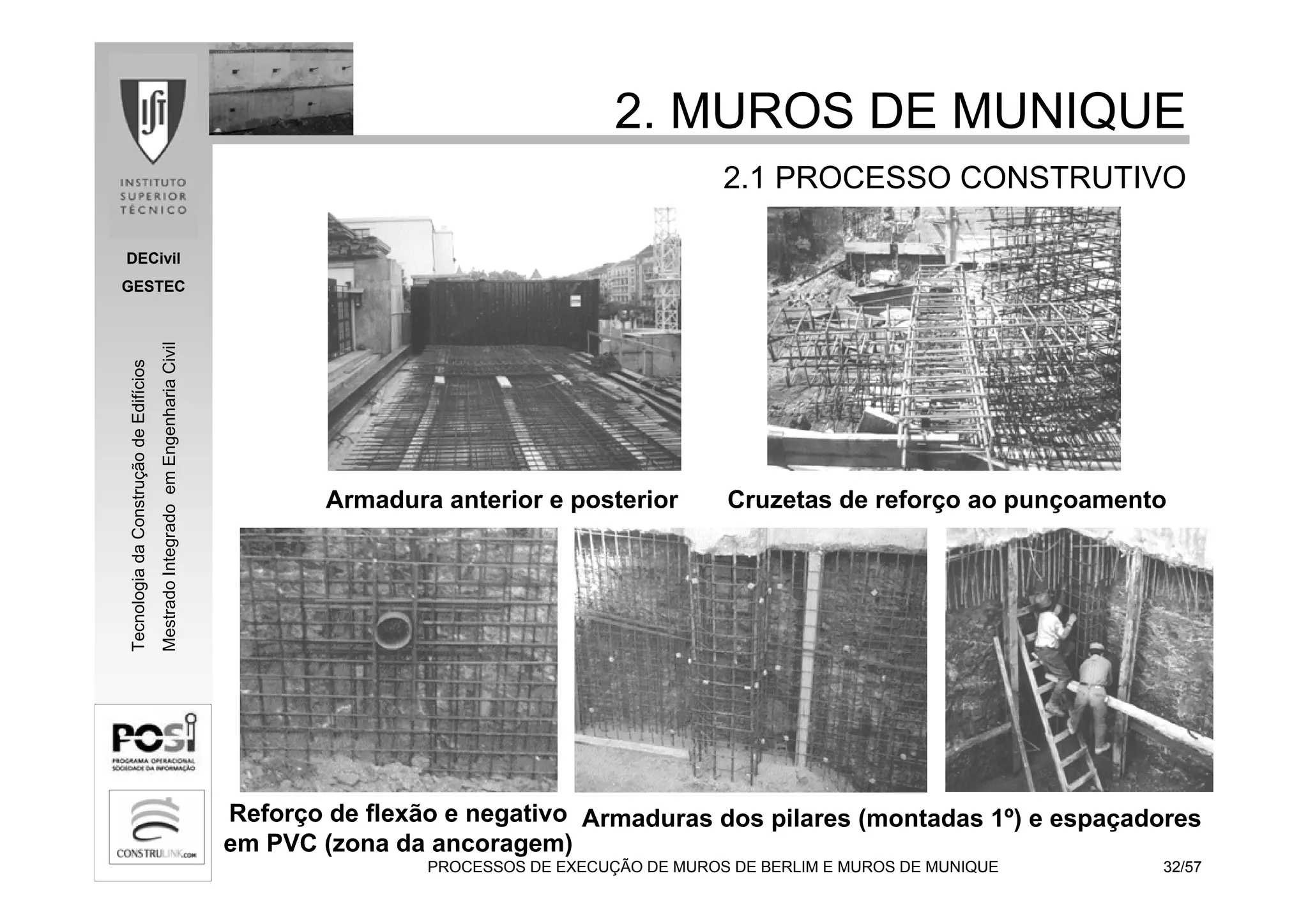 11 Execução de muros de Berlim e muros de Munique - 14ª e 15ª aulas ...