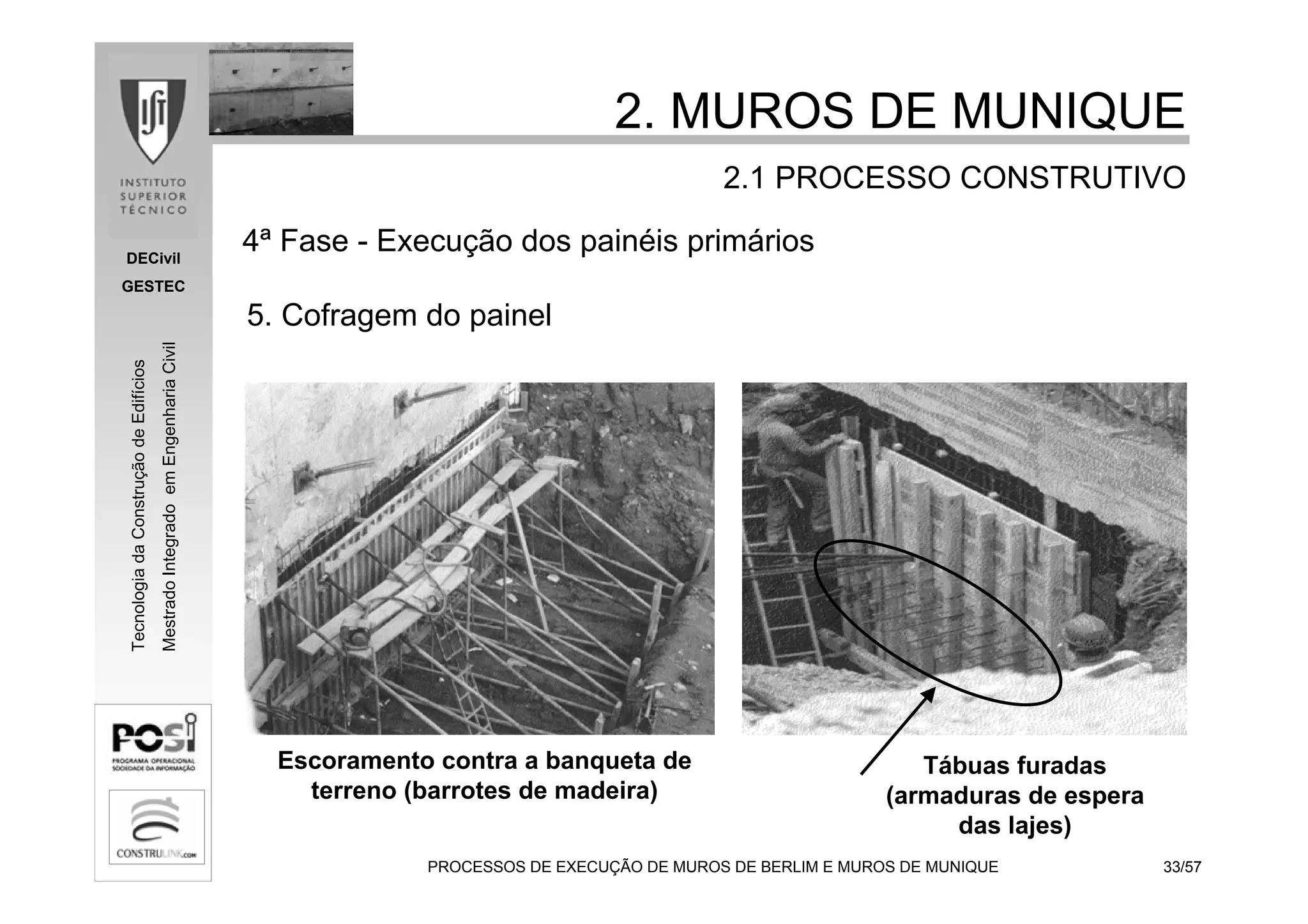 11 Execução de muros de Berlim e muros de Munique - 14ª e 15ª aulas ...