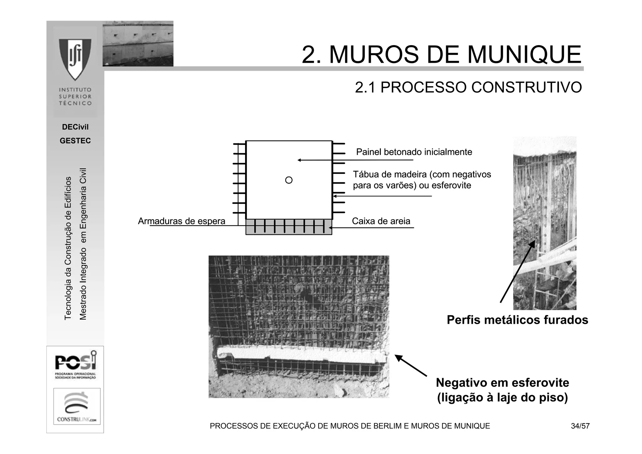 11 Execução de muros de Berlim e muros de Munique - 14ª e 15ª aulas ...