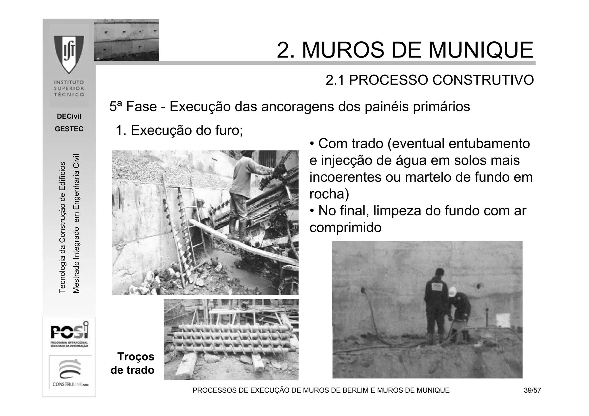11 Execução de muros de Berlim e muros de Munique - 14ª e 15ª aulas ...