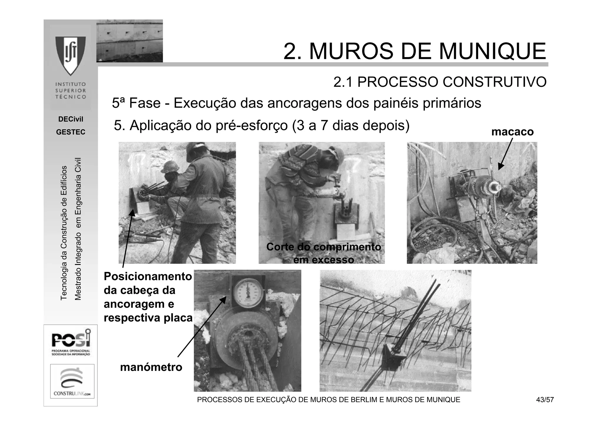 11 Execução de muros de Berlim e muros de Munique - 14ª e 15ª aulas ...