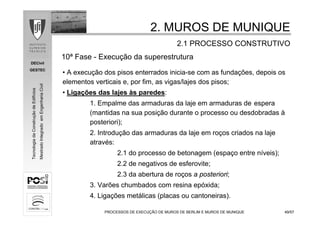 11 Execução de muros de Berlim e muros de Munique - 14ª e 15ª aulas ...