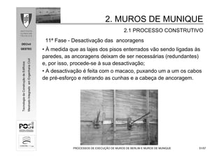 11 Execução de muros de Berlim e muros de Munique - 14ª e 15ª aulas ...