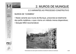 11 Execução de muros de Berlim e muros de Munique - 14ª e 15ª aulas ...