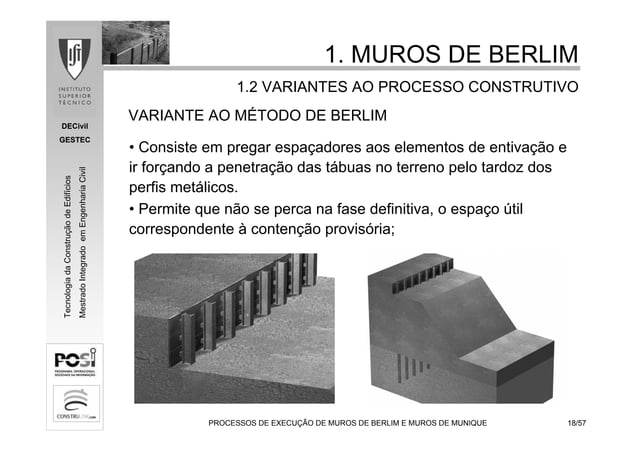 11 Execução de muros de Berlim e muros de Munique - 14ª e 15ª aulas ...