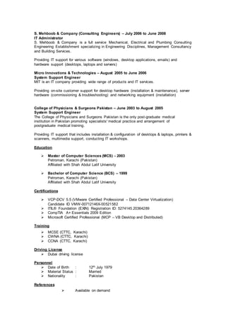 Sarwar CV_VCP | DOCX