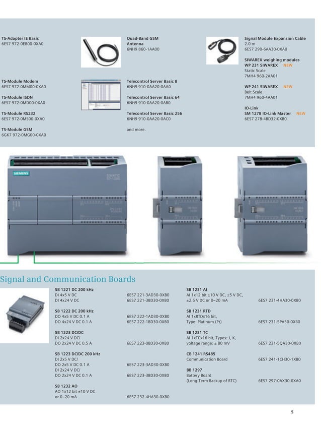 siemens s7 1200 plc models introduction | PDF