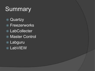 Lab Management software | PPT