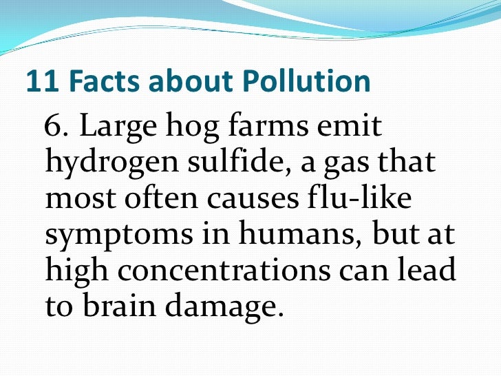 11 facts about pollution