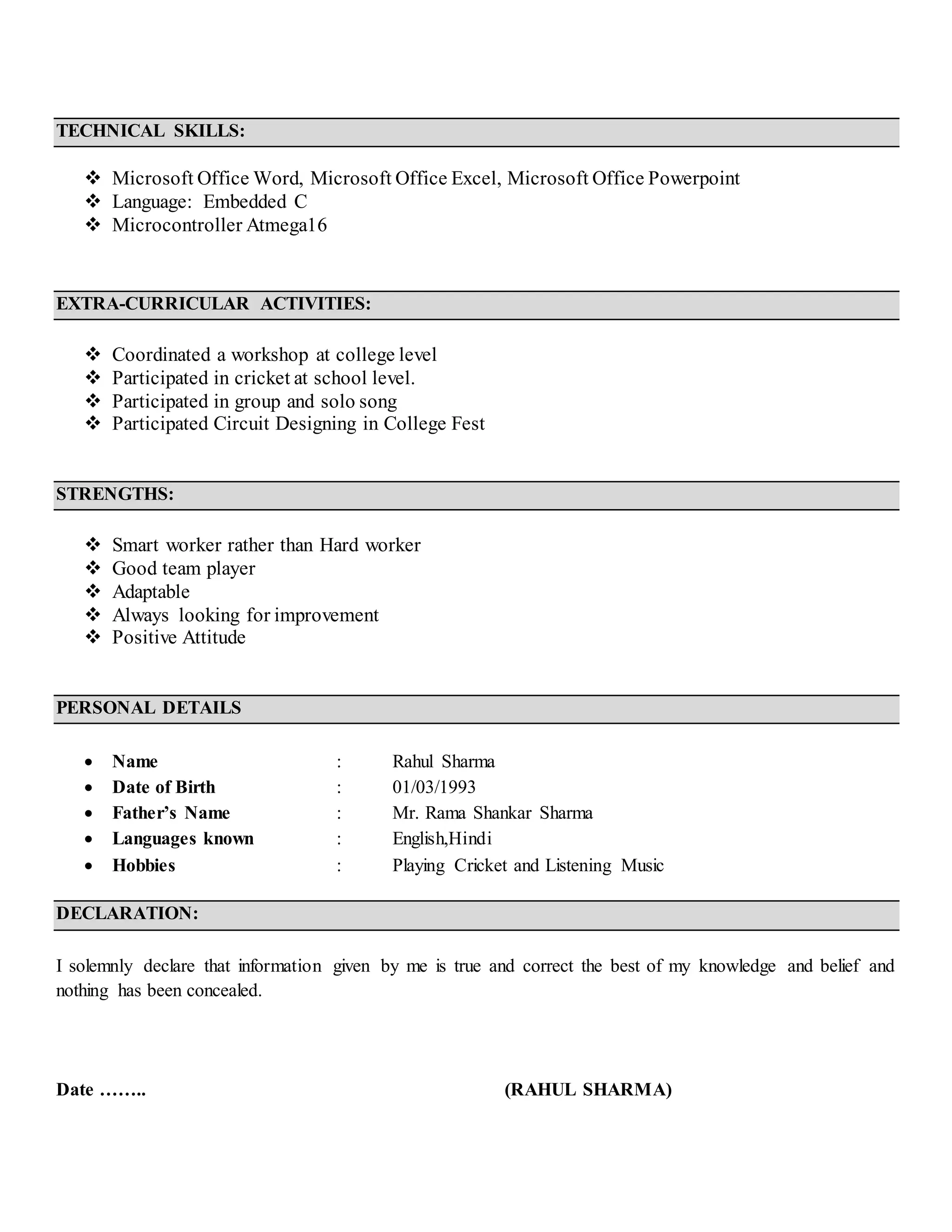 Rahulsharma Resume1 | DOCX