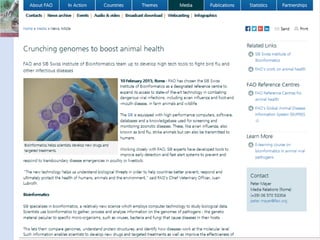 Genome Sequencing: FAO's relevant activities in Animal Health | PDF