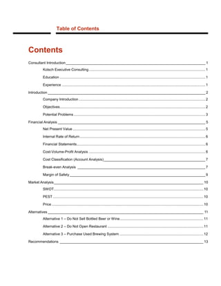 Management Accounting - Case Study - Kayla Richardson | PDF