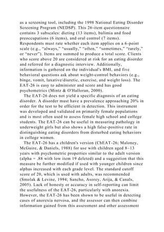 11 Feeding, Eating and Elimination DisordersThe diagnostic crite.docx