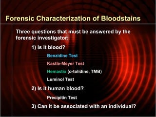 11 f forensic serology (student version) | PPT