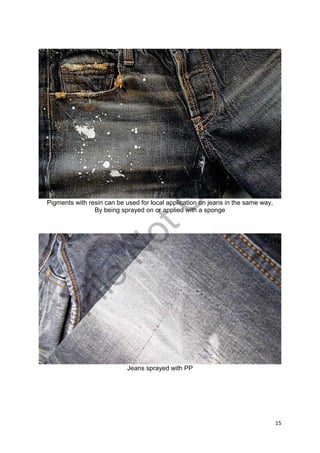 finishing process on denim fabric deepak | PDF