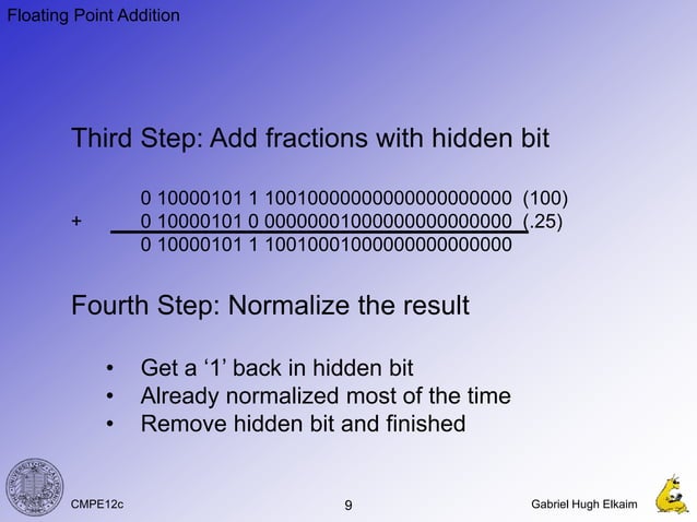 11Introduction_Floating_Point_Arithmetic.ppt 11Introduction_Floating_Point_Arithmetic.ppt