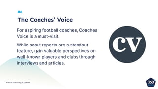 The Best Football Scouting Websites: 11 Great Examples | PDF