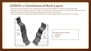 11 formation of rock layers | PPTX