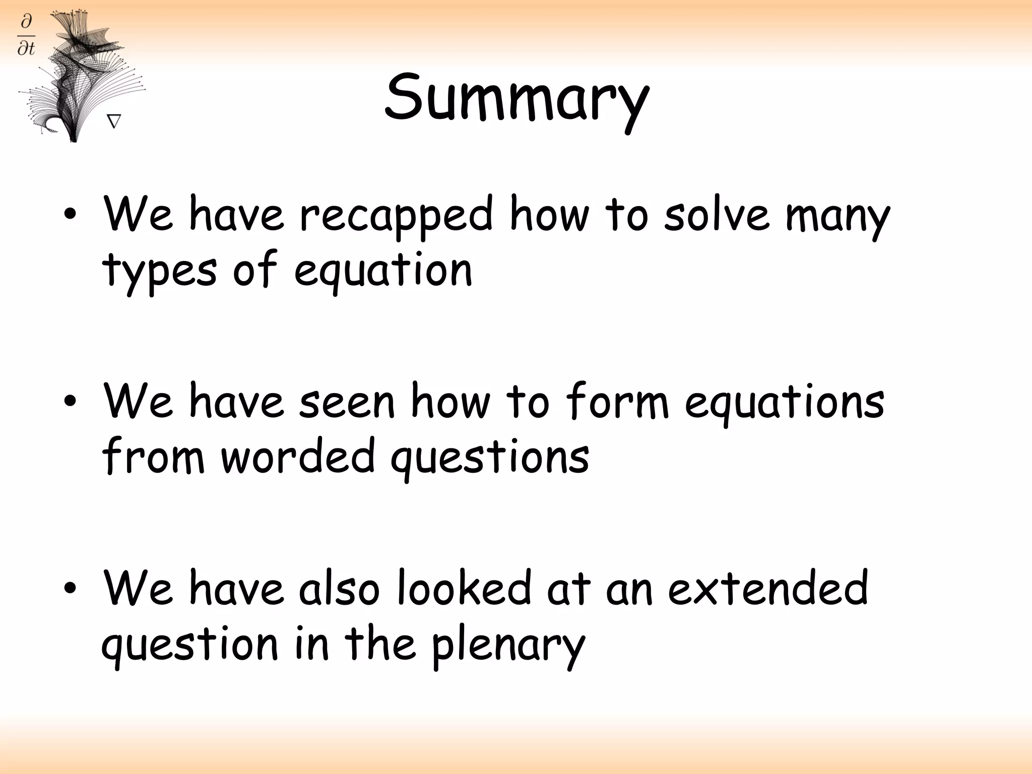 11) Forming and Solving Equations.pptx