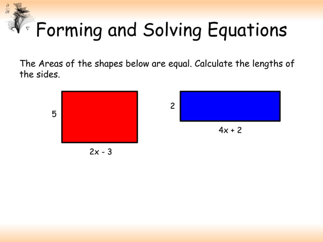 11) Forming and Solving Equations.pptx