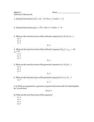 A1 11 functions | DOCX