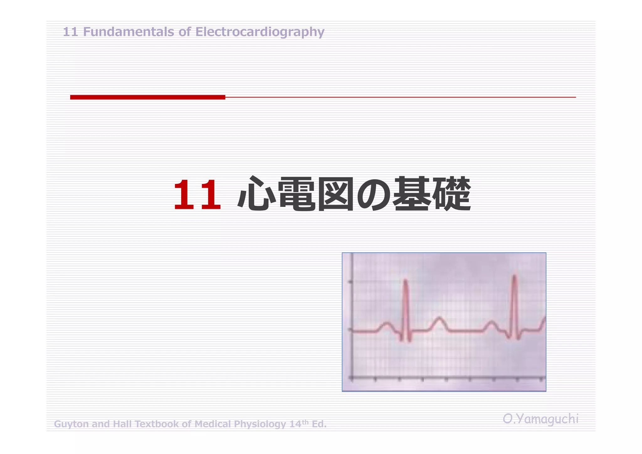 11 fundamentals of electrocardiography | PPT