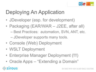 11g boot camp weblogic and adf | PPTX