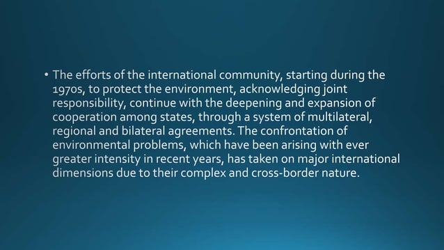 Geopolitics of environment | PPTX