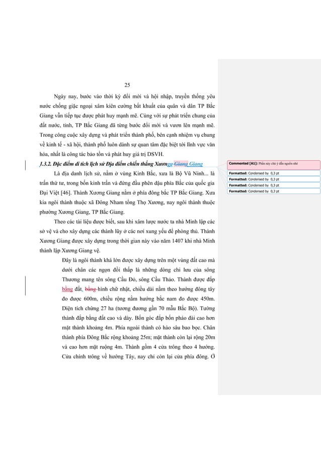 Đề tài: Di tích lịch sử Địa điểm chiến thắng Xương Giang, HOT, 9đ | PDF