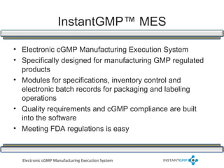 InstantGMP Cmpliance Series - Packaging and Labeling | PPT