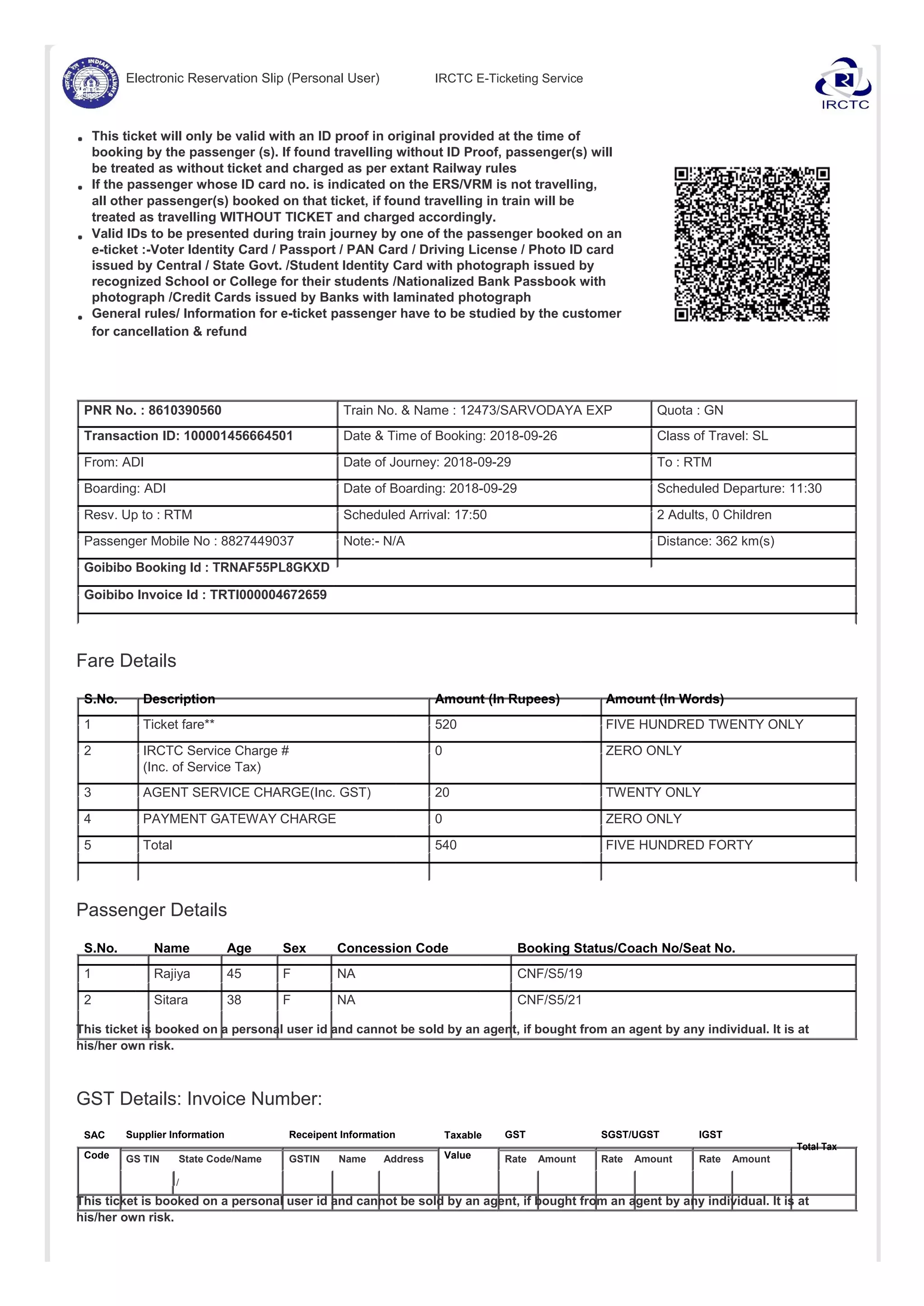 11 goibibo document | DOC