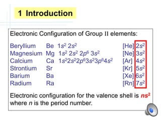 Group II_Introduction | PPSX | Chemistry | Science
