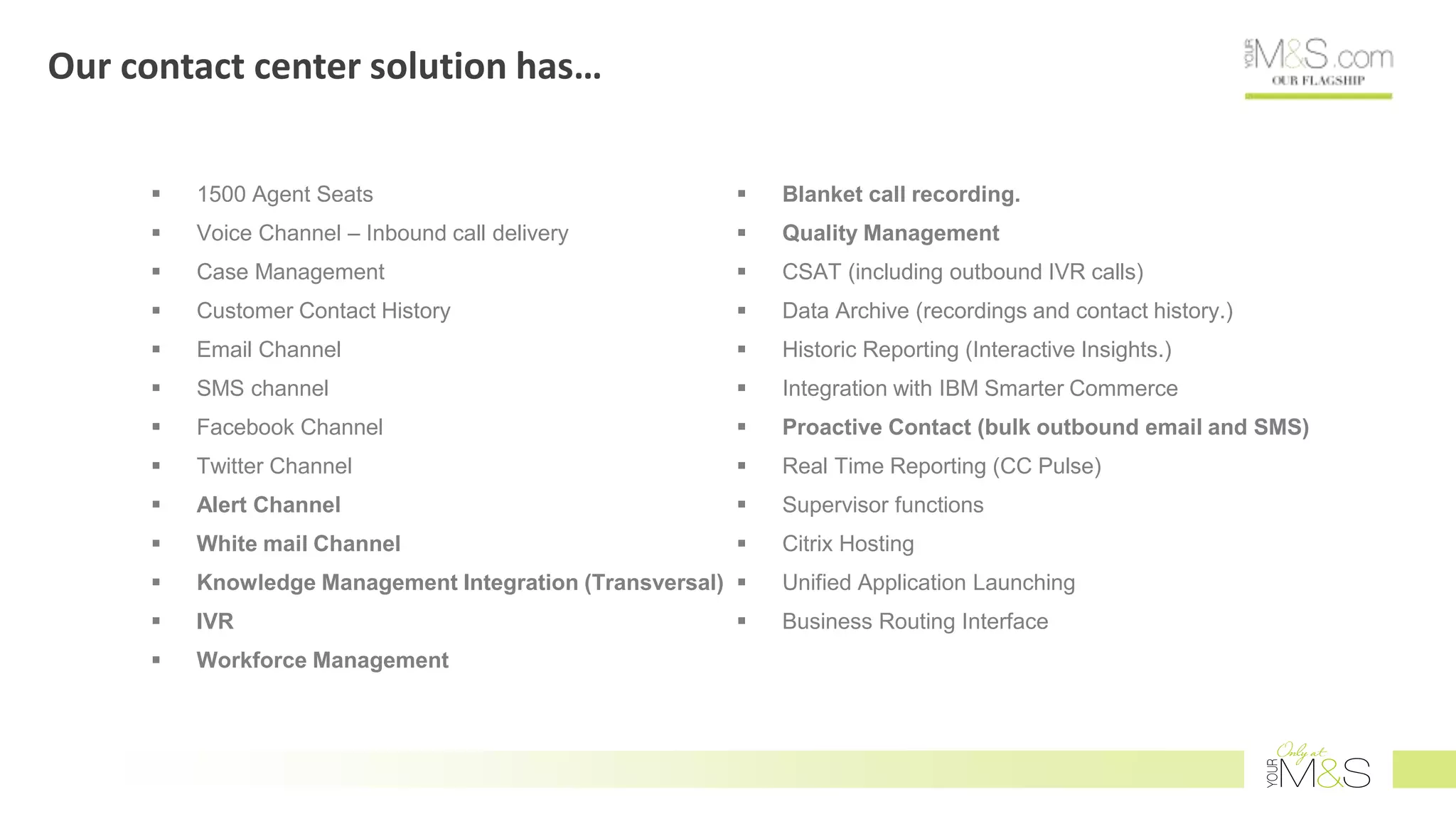M&S - Ian Mahoney – Our Multi-Channel Journey | PPT