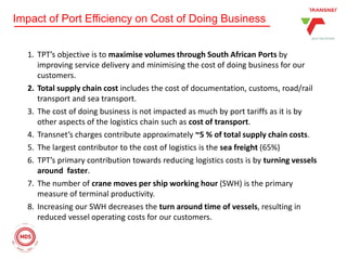 Transnet Port Terminals | PDF