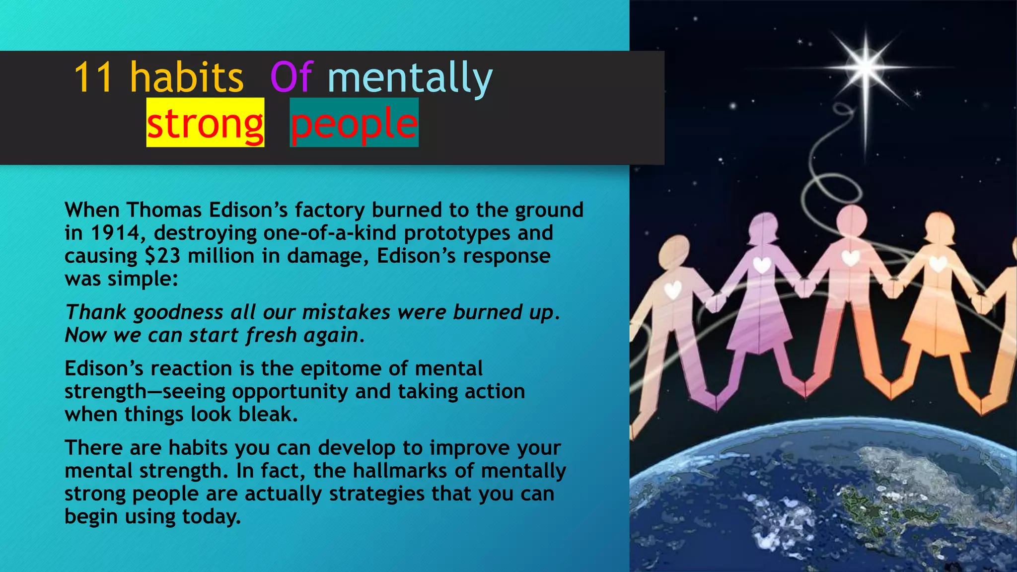 11 habits of mentally strong people | PDF