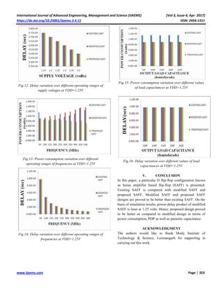 high performance sense amplifier based flip flop design using gdi technique | PDF