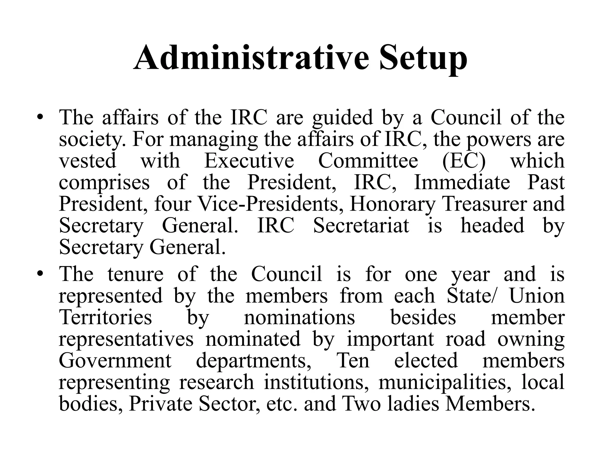 Indian Road Congress (IRC) & National Rural Road Development Agency ...