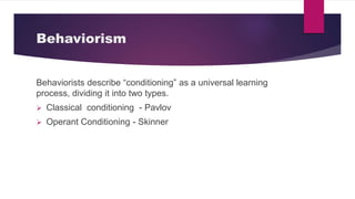 Learning Theories | PPT