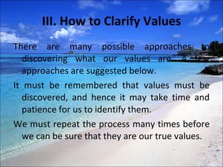11 How To Clarify Values And Set Goals | PPT