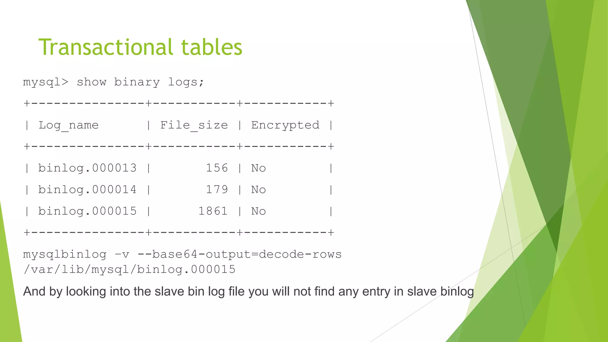 Replication Troubleshooting in Classic VS GTID | PPT