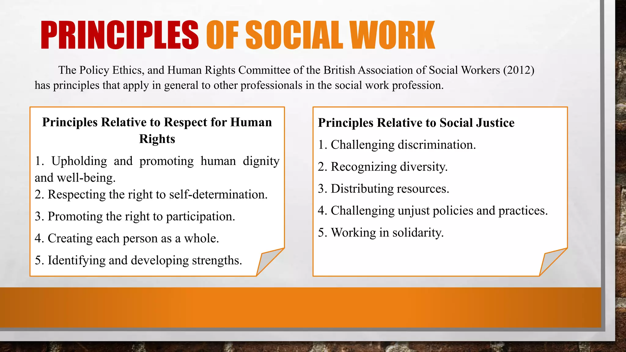 THE DISCIPLINE OF SOCIAL WORK | PPTX