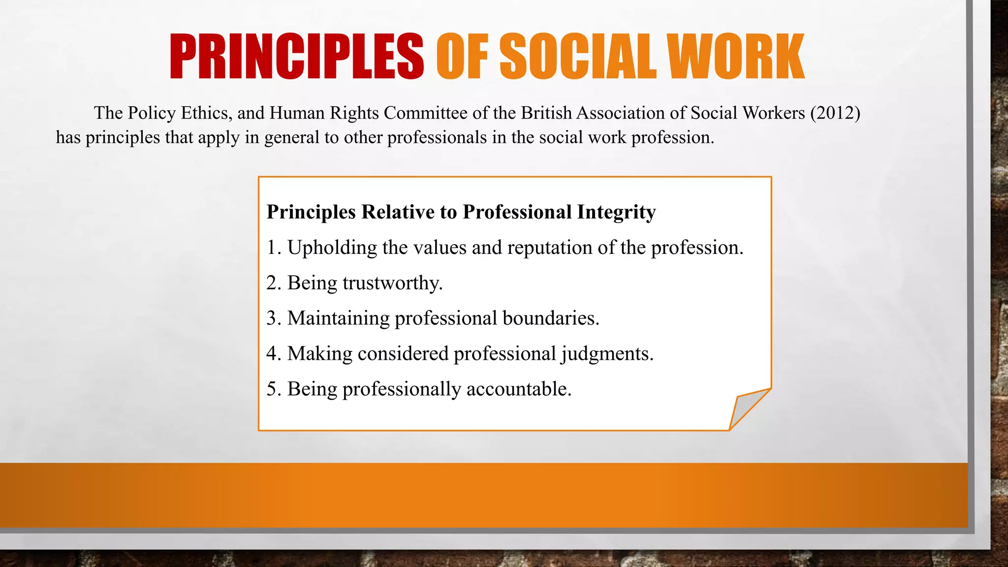 THE DISCIPLINE OF SOCIAL WORK | PPTX