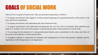 THE DISCIPLINE OF SOCIAL WORK | PPTX