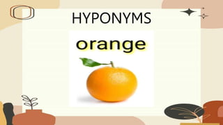 EXAMPLES OF HYPONYMS FRUIT PICTURES WITH NAME.pptx