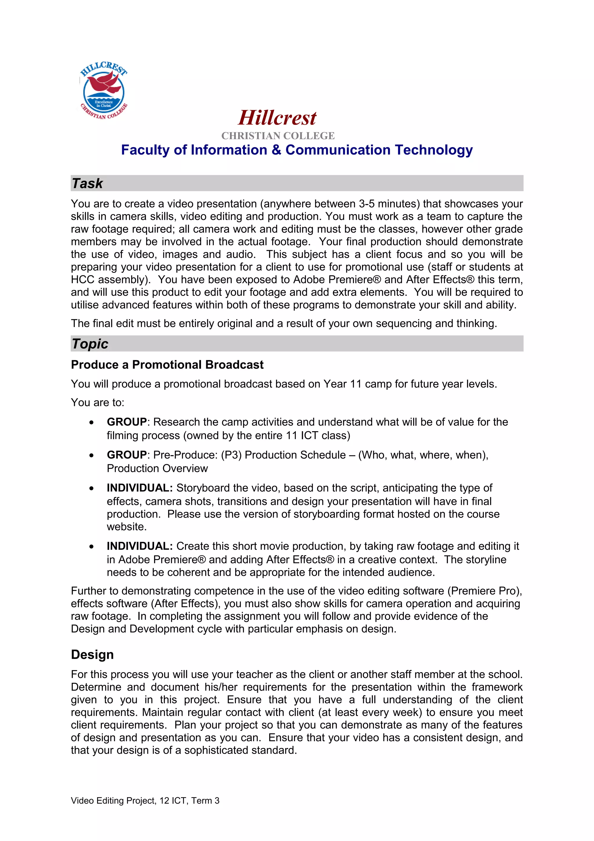 11 ict video_editing_proj | DOC