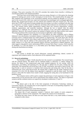 Oversampling vs. undersampling in TF-IDF variations for imbalanced ...